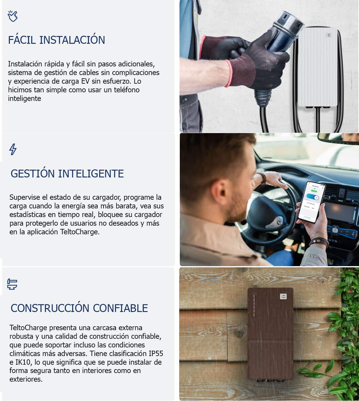 Cargador para Auto Eléctrico - Teltonika | MCI Electronics.cl