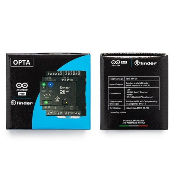 Arduino Opta RS485 – Mini PLC ETH 8DI/AI +4Relay Do – MCI Electronics
