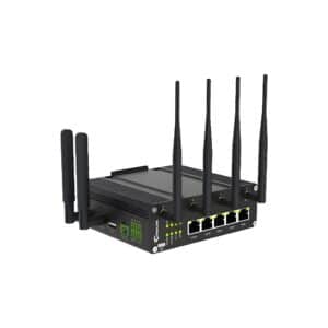 Router Celular Industrial 5G WiFi 6 (2.4/5Ghz) Dual SIM PoE GPS RS232 ...