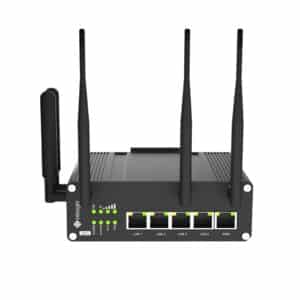 Router Celular Industrial 5G WiFi 6 (2.4/5Ghz) Dual SIM PoE GPS RS232 ...