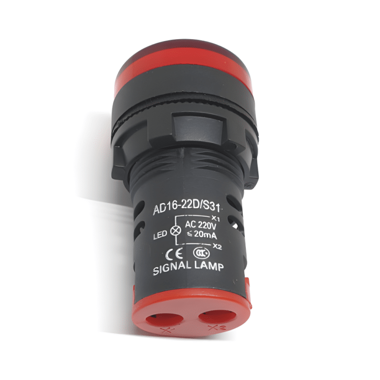 Luz Piloto Led 22mm 220VAC Rojo – MCI Electronics