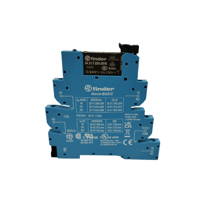 Rele Interface 6A 24VAC/DC Master Basic 6mm – Finder – MCI Electronics