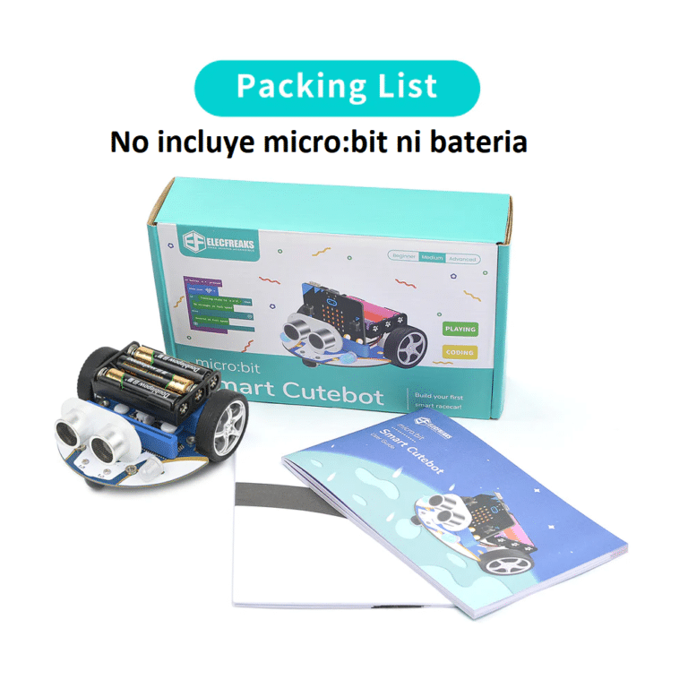 Kit de Robot Inteligente para micro:bit – ELECFREAKS Smart Cutebot Kit ...
