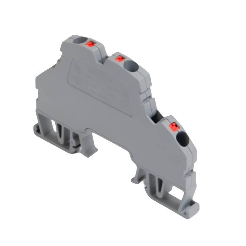 Terminal Block (Monoblock) 2.5mm² de 2 Niveles con conexión push-in para riel DIN – Onka – MCI ...