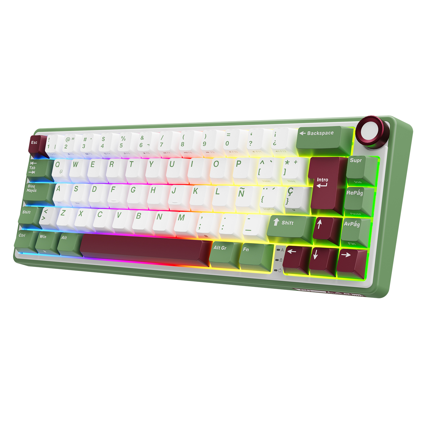 Teclado Mecánico RK R65 Green Sand 65% Español – Royal Kludge – MCI ...